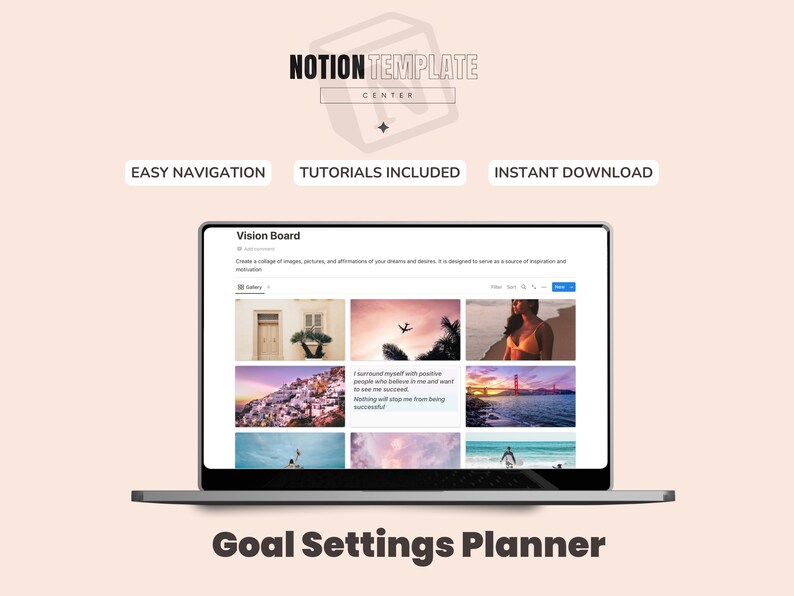 Notion Template Goal Setting Planner, Unleash the Power of Organization ...