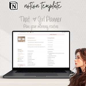 Notion That Girl Planner - Ultimate Life Organizer for Wellness ...