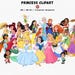 Princess Clipart Bundle, Best Friends Princess Clipart, Birthday ...