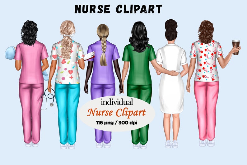 Nurse Clipart PNG, Doctor Clipart, Medical Nurse Fashion, African ...