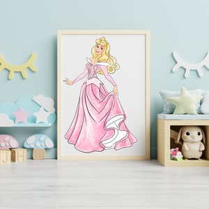 Watercolor Princess Clipart, Unique Hand Drawn Princess Graphics ...