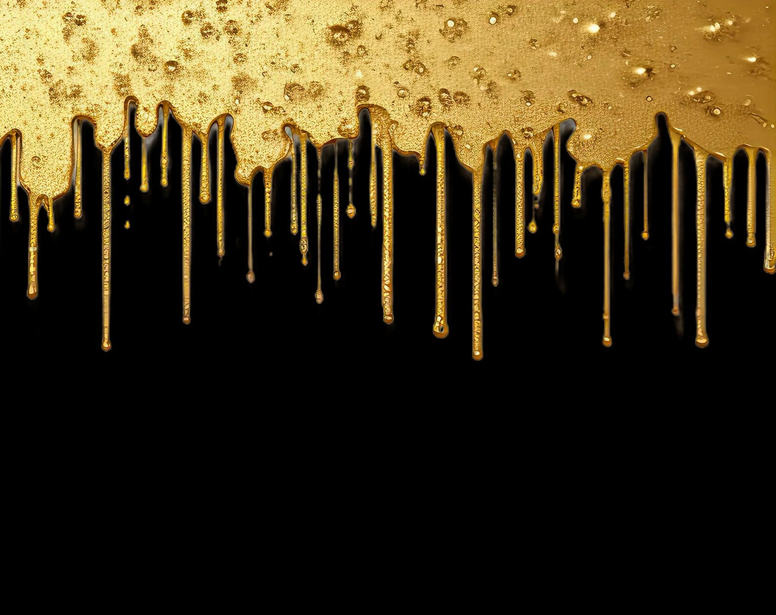 Gold Drip Clipart, Unique Gold Paint Splash, Gold Dripping Overlay ...