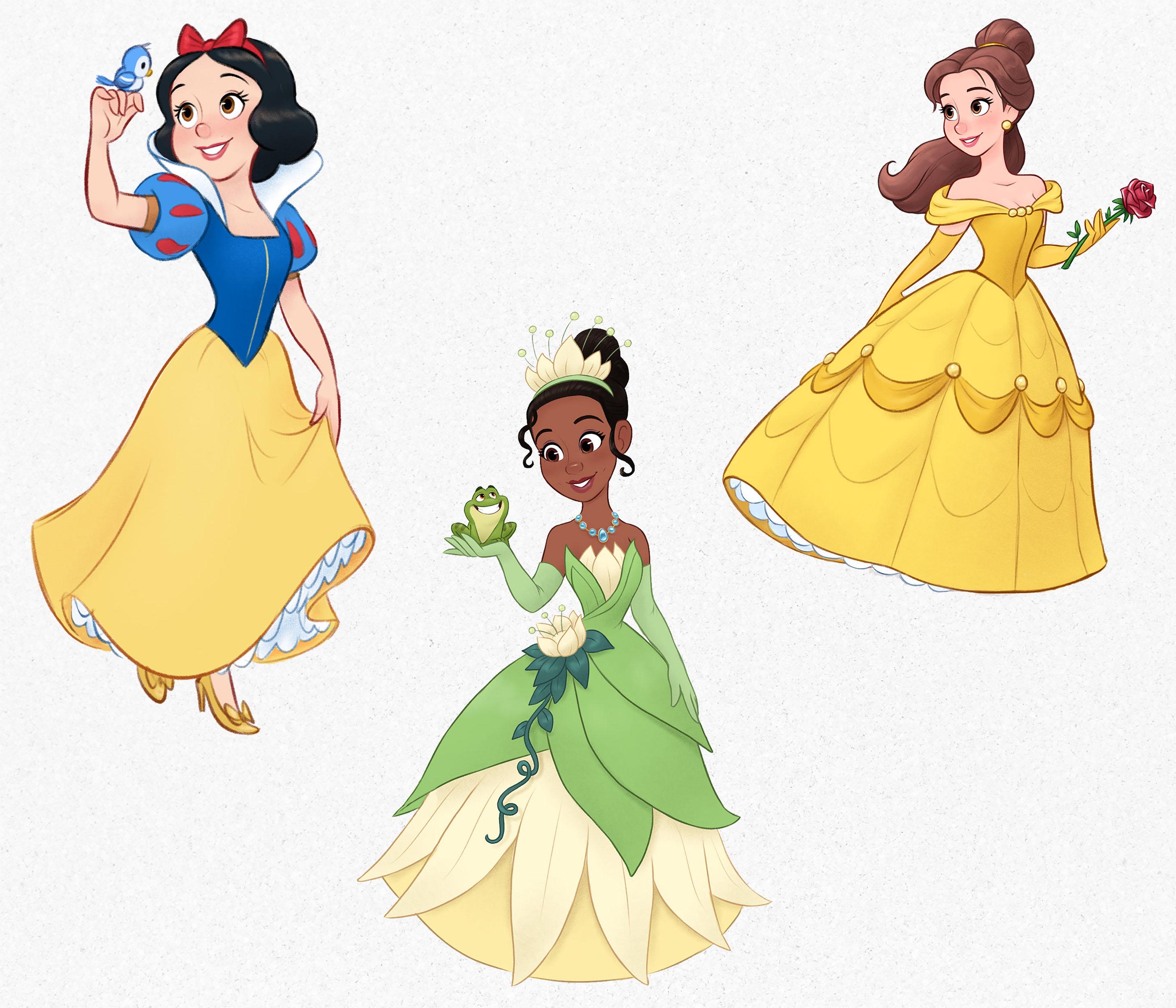 Princess Clipart Bundle, Best Friends Princess Clipart, Birthday ...