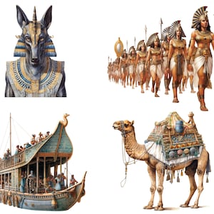 Ancient Egypt Clipart, Unique Egypt Png, Watercolor Travel Art, Africa ...