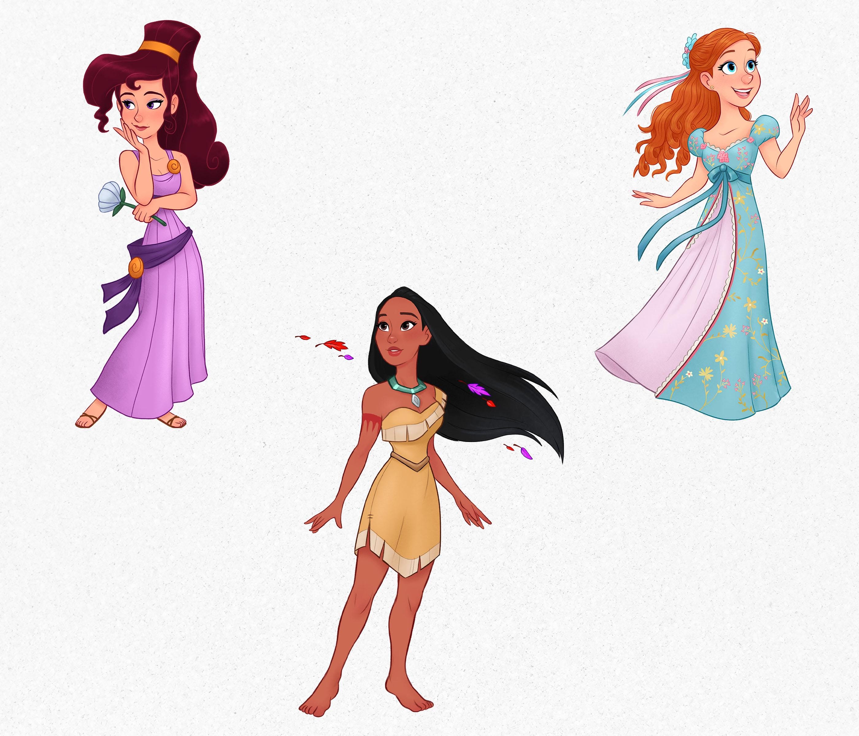 Princess Clipart Bundle, Best Friends Princess Clipart, Birthday ...
