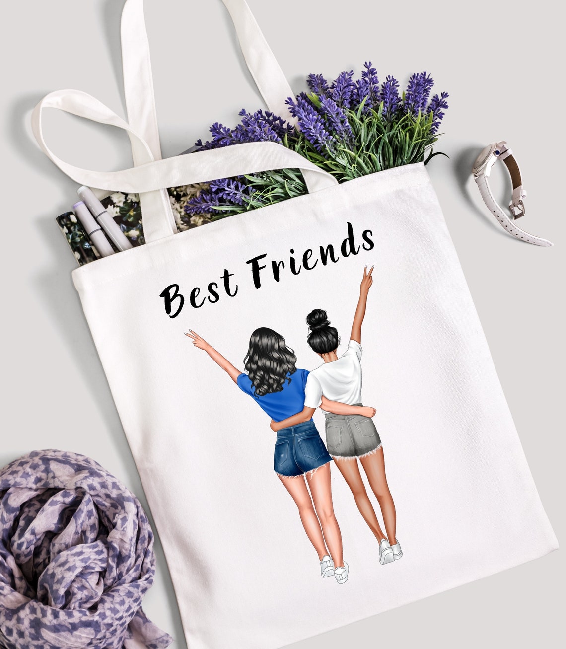 Best Friends Clipart, Unique Friends Png, Soulmate Clipart, Best Woman ...