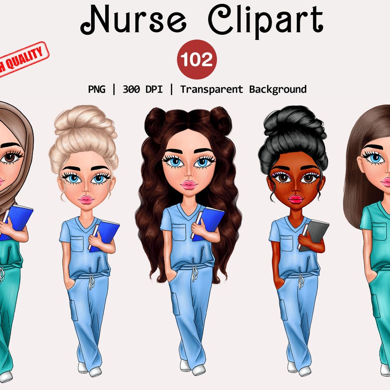 School Nurse Clip Art - Etsy