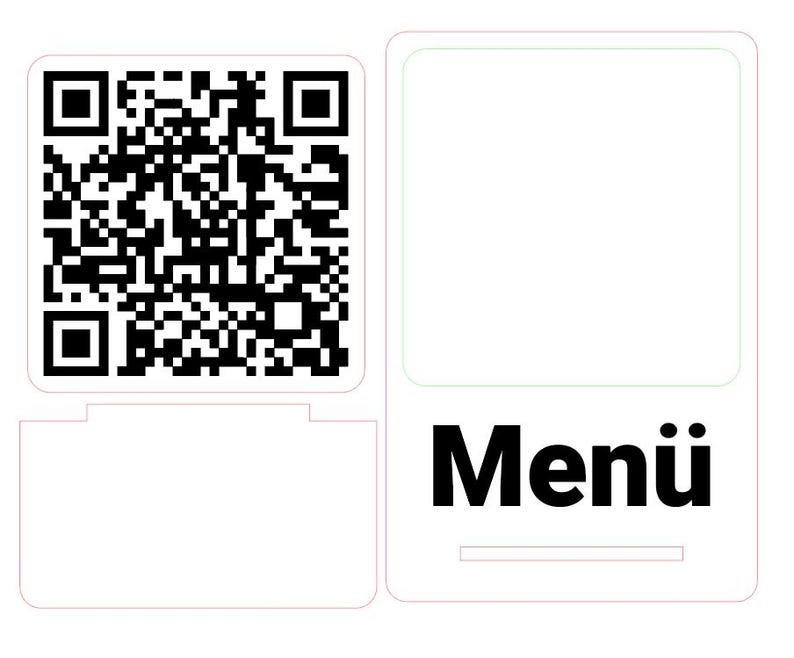 Custom QR Code Plaque Laser Cut File (svg, Dxf, Pdf) - Etsy