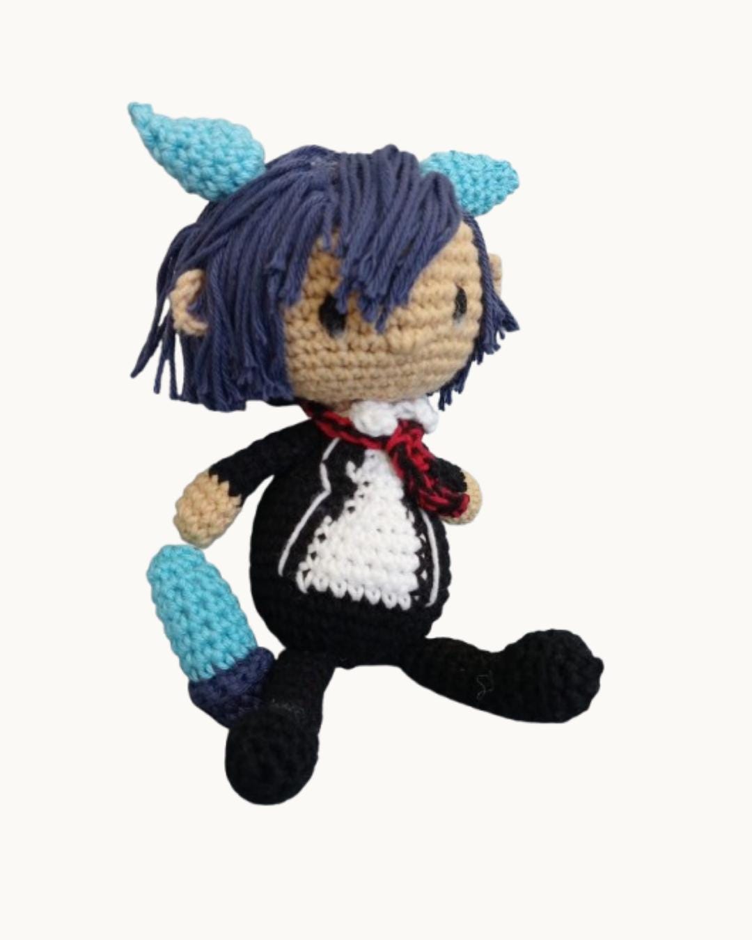 Crochet Pattern for Amigurumi Doll Rin Okumura – Blue Exorcist | Anime ...