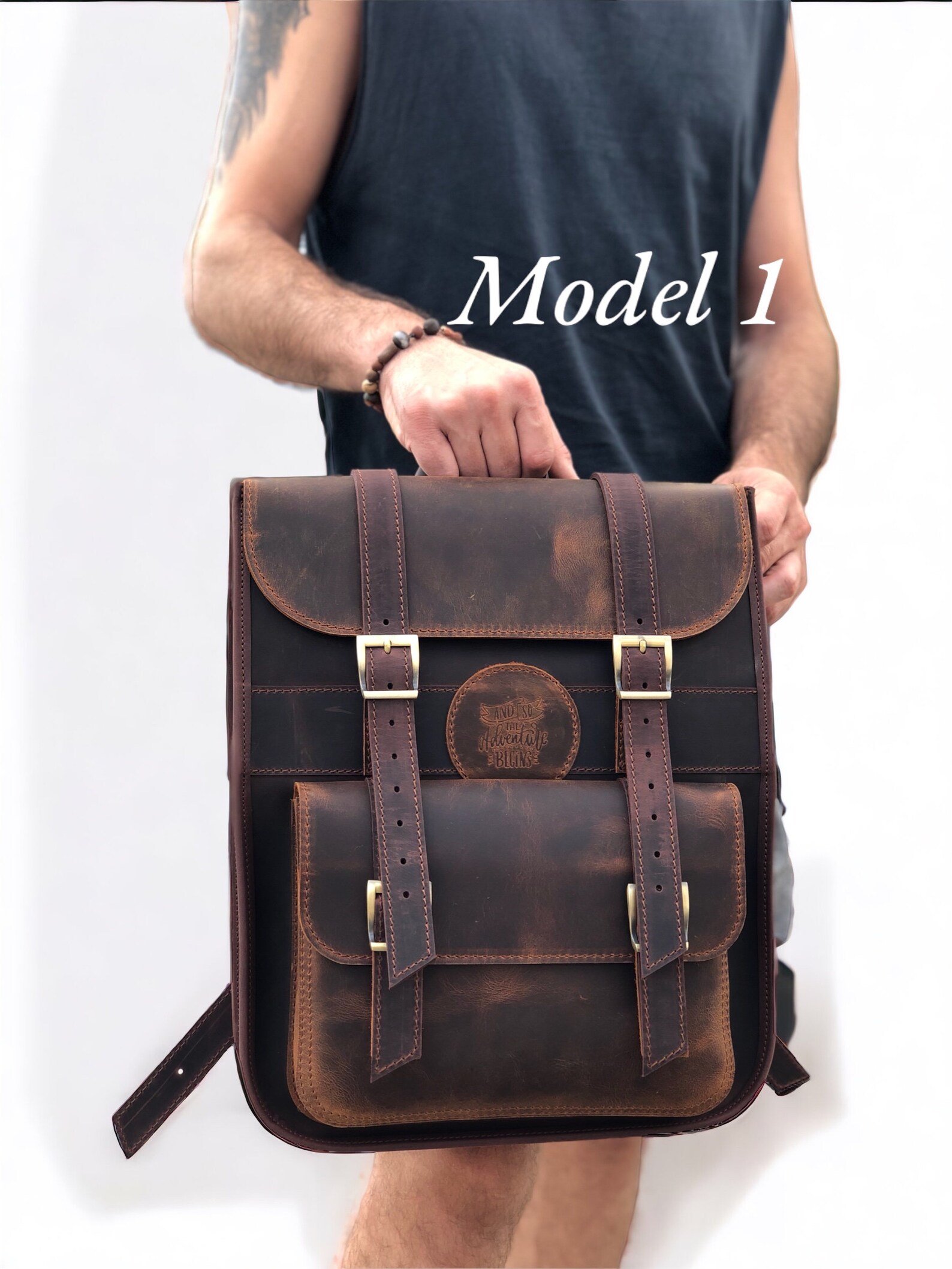 Elegance and Durability: Genuine Leather Backpack - Etsy