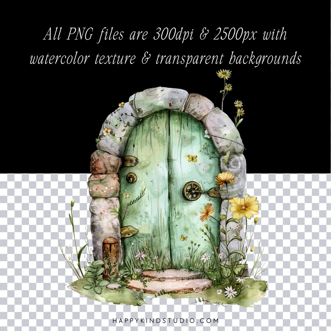 Fairy Door Clipart, Fairy House Png, Fairytale Clipart, Spring Clipart ...