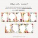 Native Australian Floral Borders, 5x7 Invitaton Frames Bundle, Protea ...