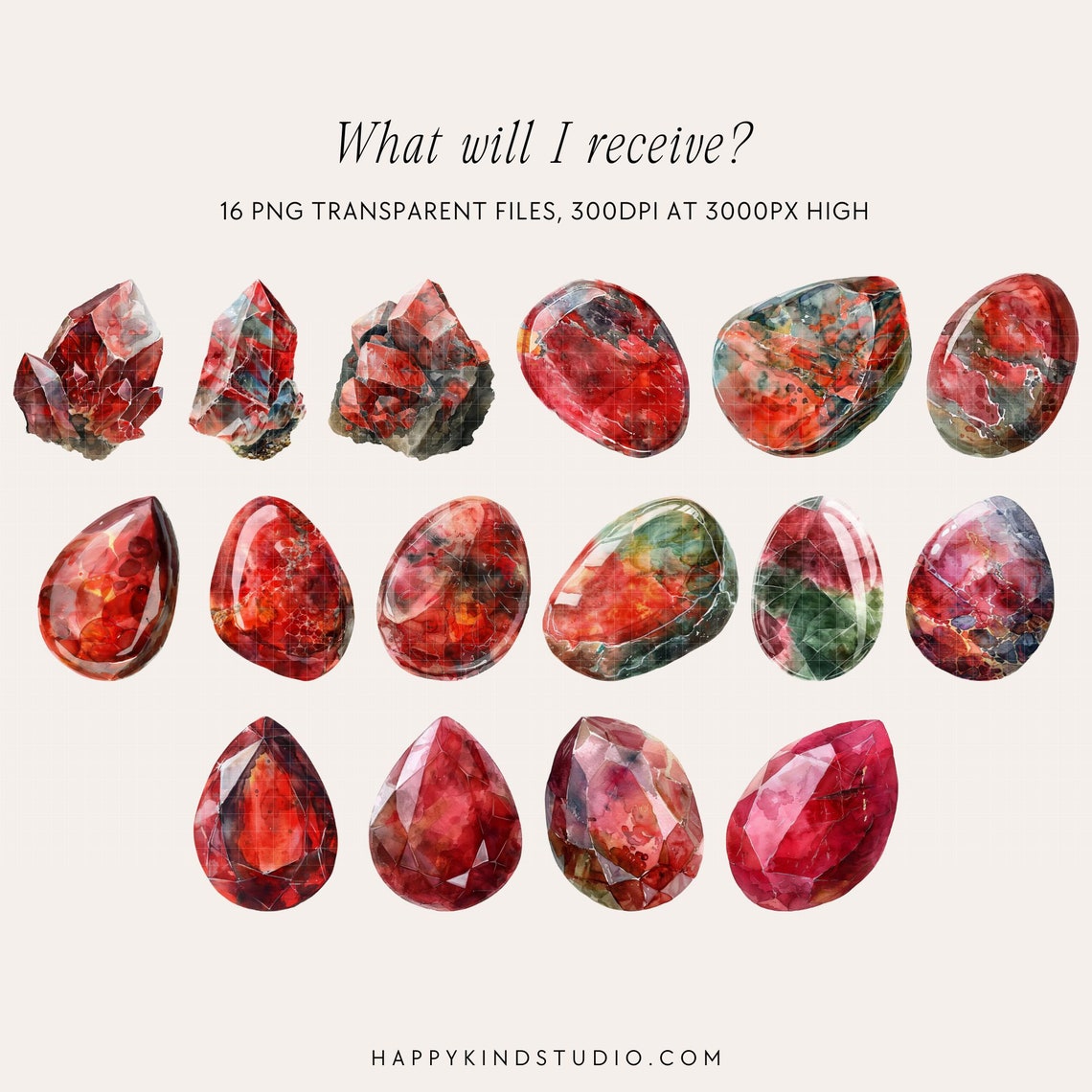 Bloodstone Clipart, Raw Crystal Clipart, Polished Bloodstone Png, Aries ...