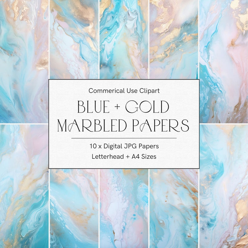 Marble Ink Abstract - Etsy