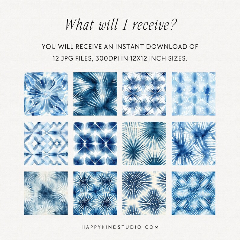 Blue Shibori Seamless Pattern Design, Tie Dye Textures, Japanese Fabric ...