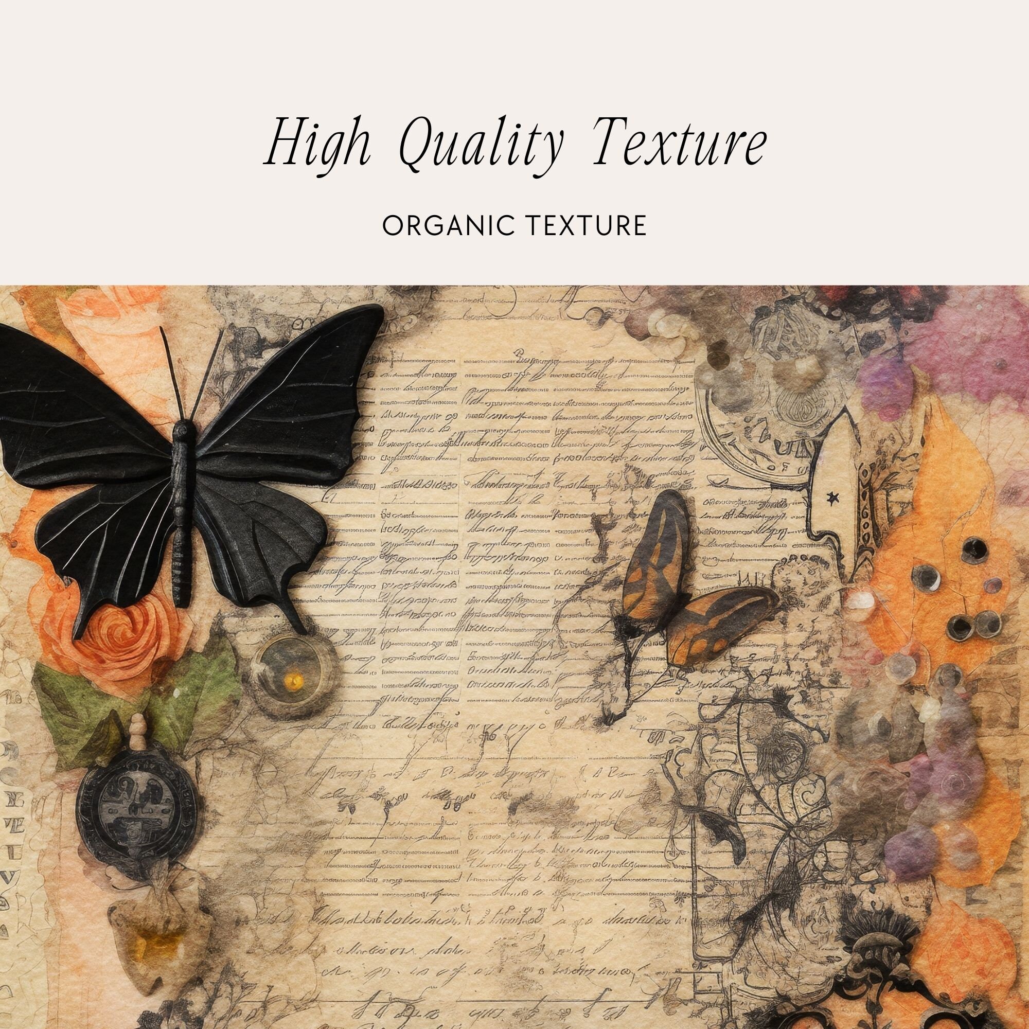 Halloween Junk Journal Kit, Gothic Witch Printable Ephemera, Vintage ...