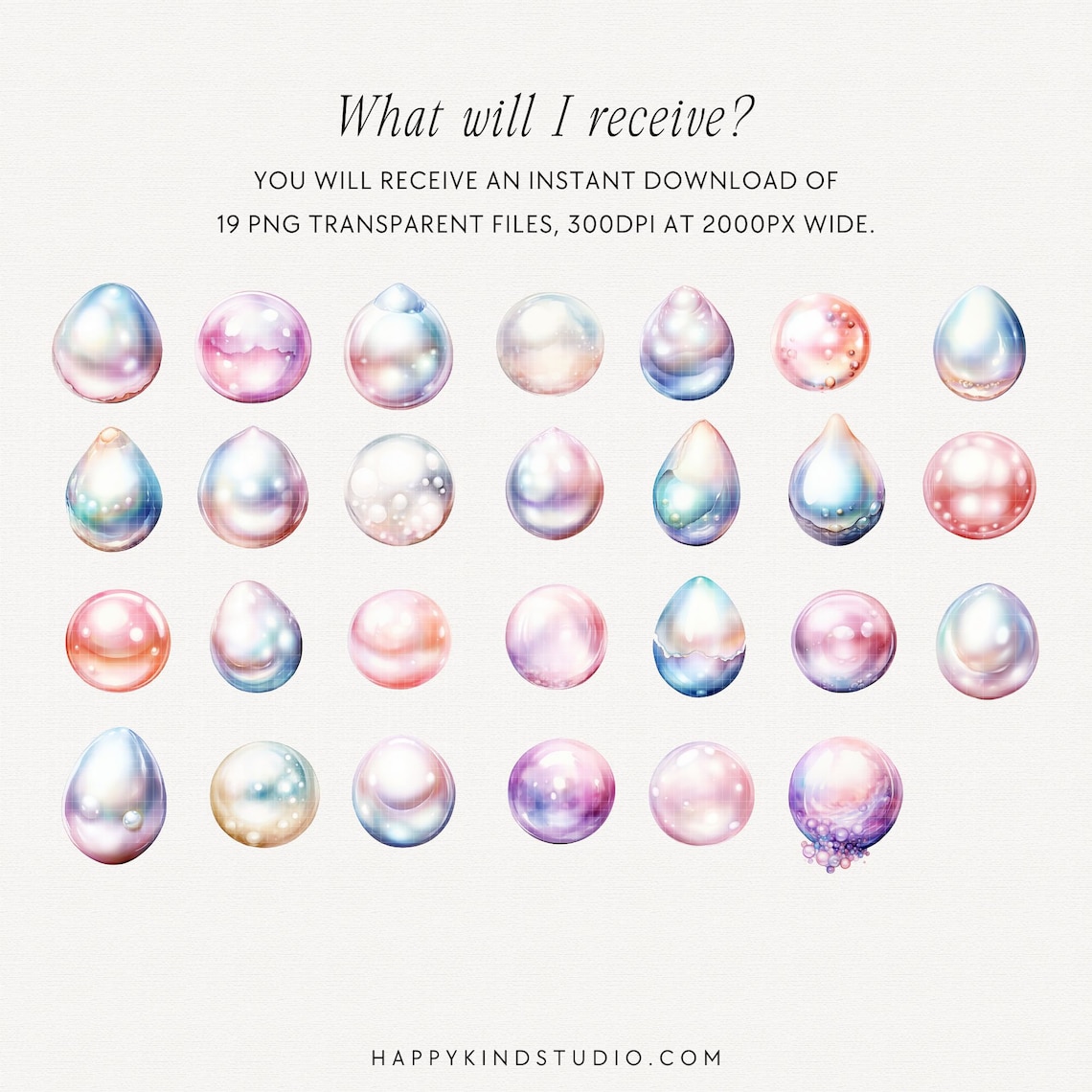 Watercolor Pearls Clipart, Pearl Clipart Bundle, Jewelry Clipart ...