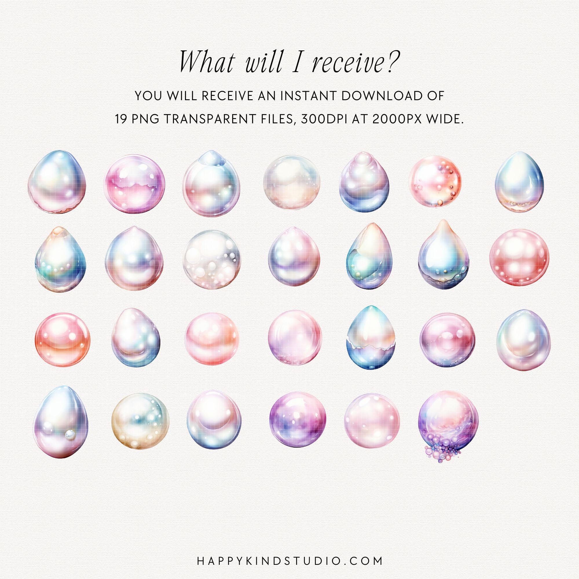 Watercolor Pearls Clipart, Pearl Clipart Bundle, Jewelry Clipart ...