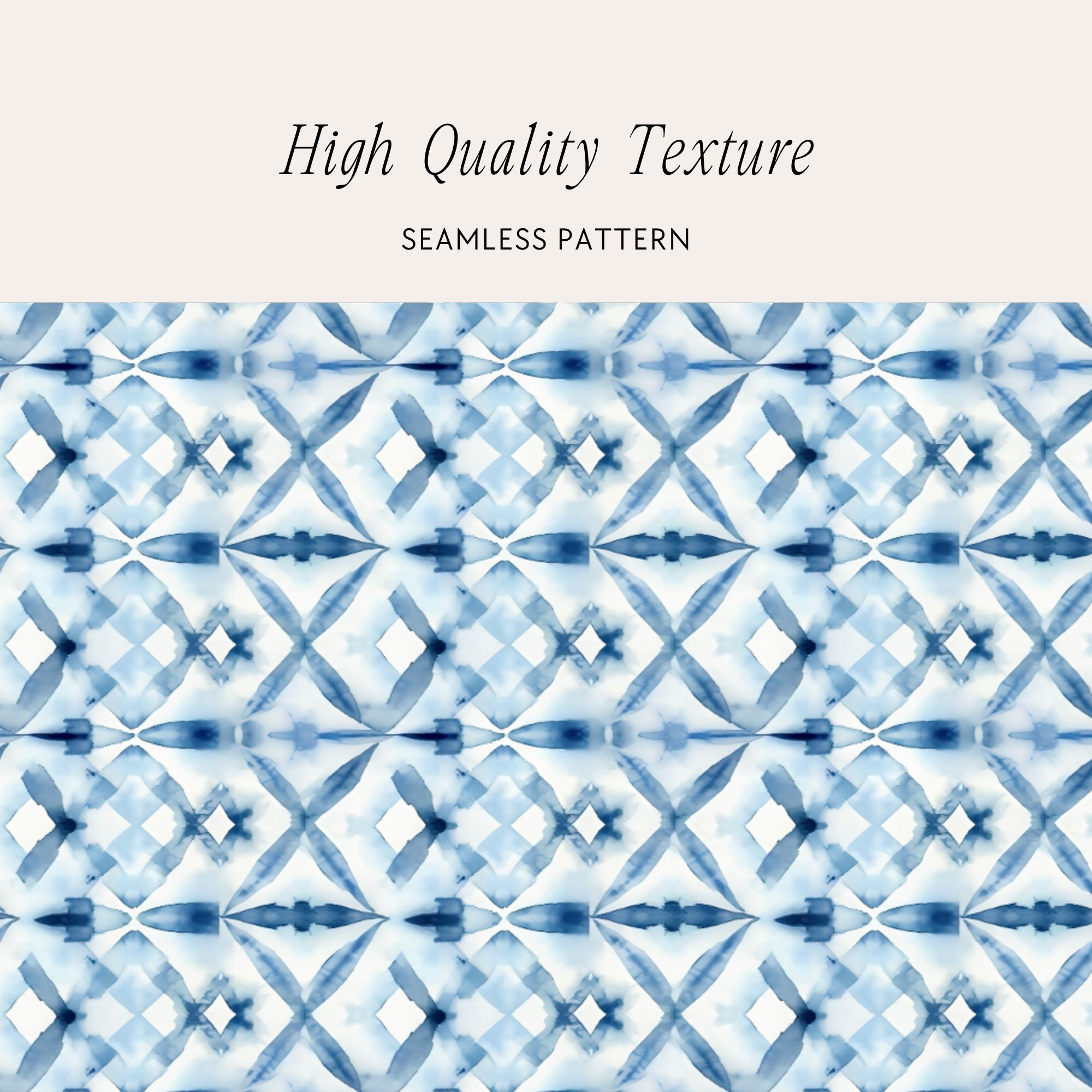 Blue Shibori Seamless Pattern Design, Tie Dye Textures, Japanese Fabric ...