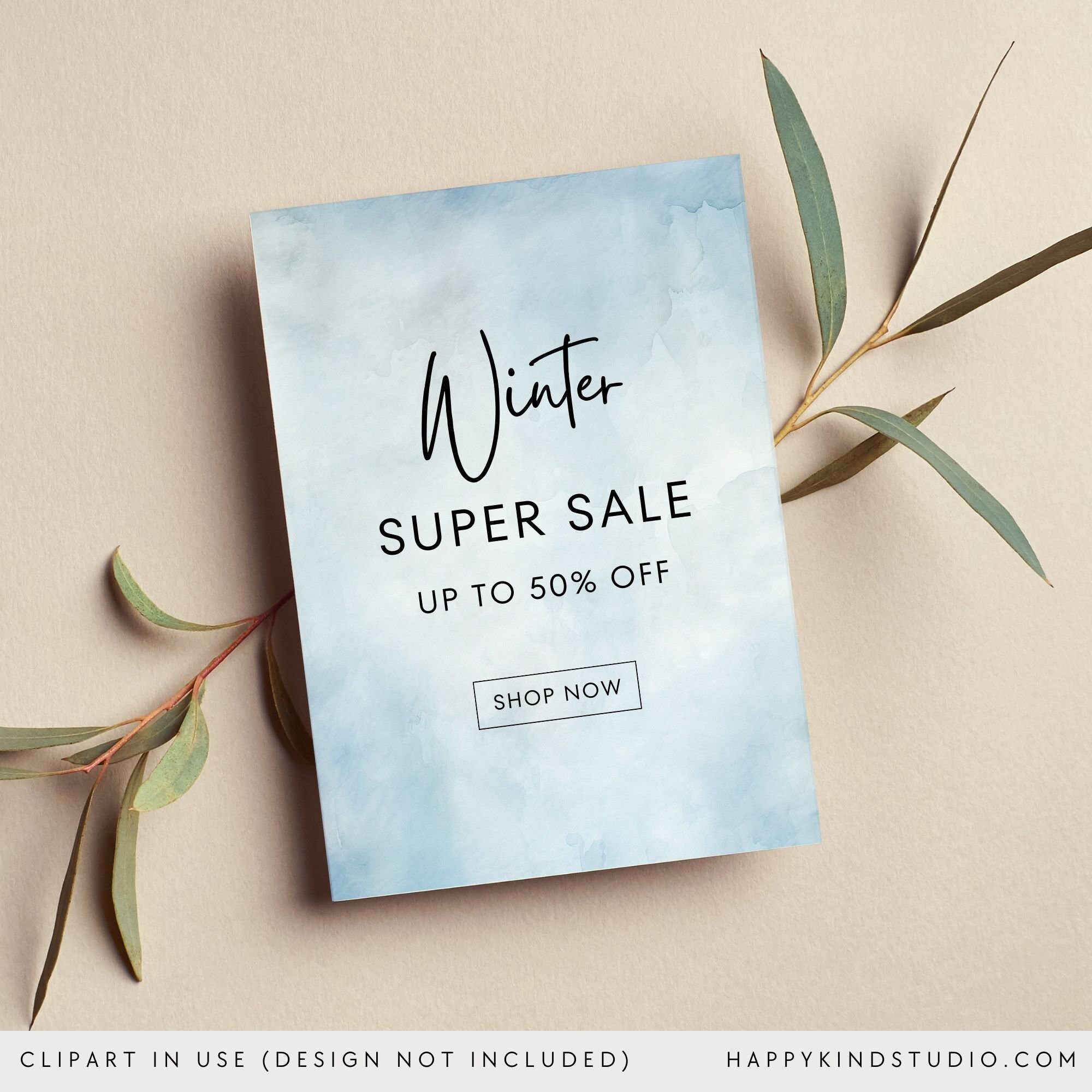 Blue Watercolor Paper, Watercolor Background Clipart, Blue Digital ...