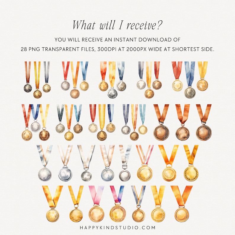 Sports Medals Clipart, Gold Medal Clipart, Silver Medal Clipart, Bronze ...
