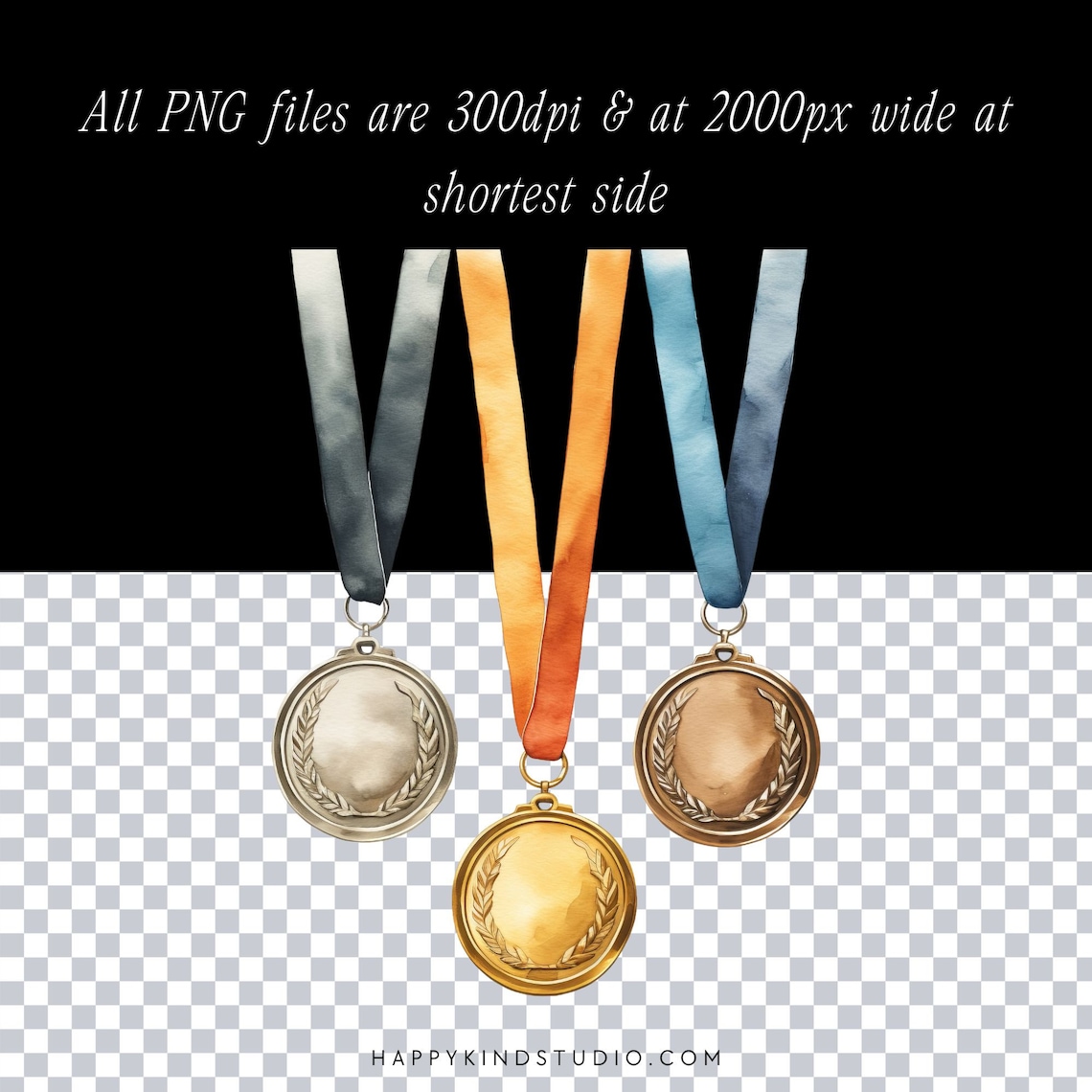 Sports Medals Clipart, Gold Medal Clipart, Silver Medal Clipart, Bronze ...