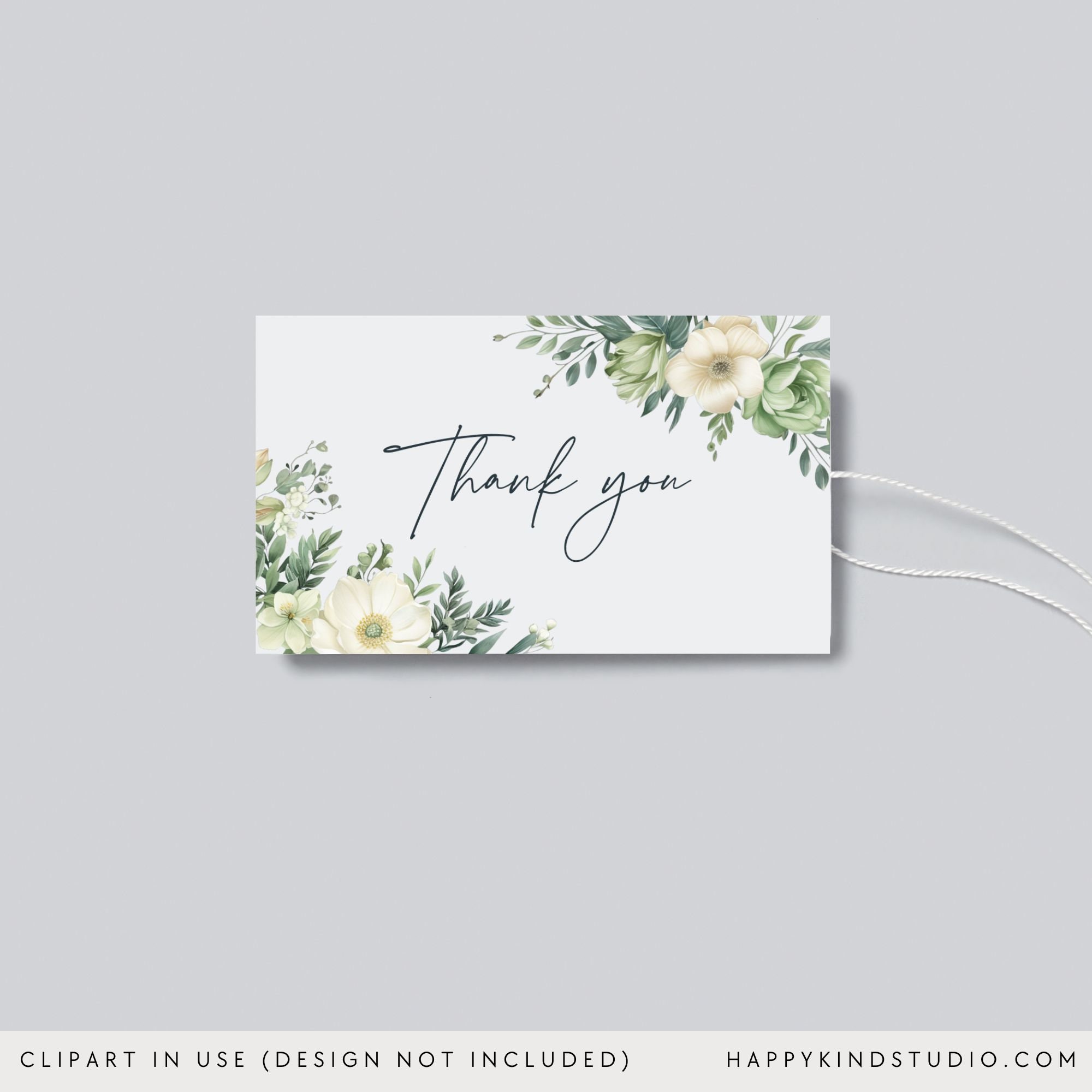 Sage Green Flowers Clipart, White Roses, Watercolor Greenery, Wedding ...