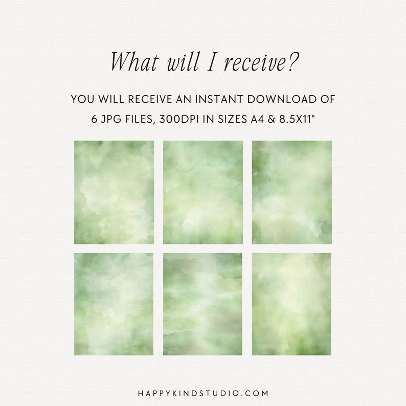 Green Junk Journal Pages, Green Digital Paper, Green Background, Junk ...