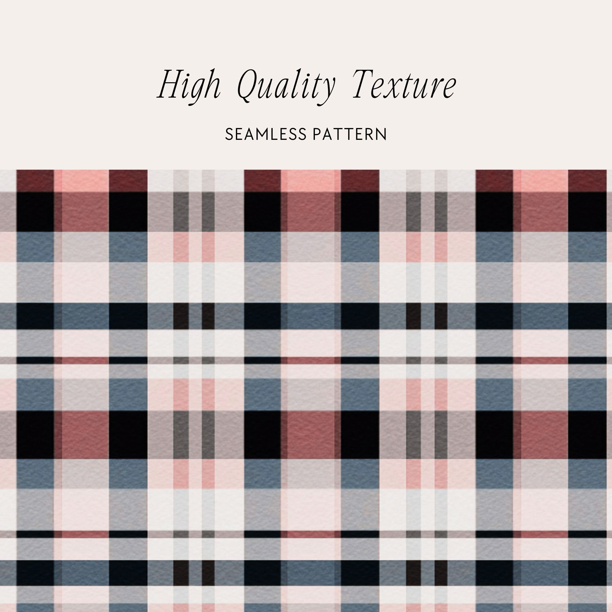 Flannel and Friends Clipart, Flannel Seamless Pattern, Plaid, Tartan ...
