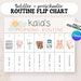 Morning + Evening Routine Flip Chart, Preschool Editable Visual ...