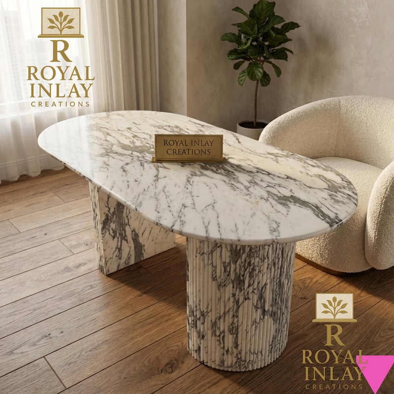 Oval Plinth Coffee Table - Etsy