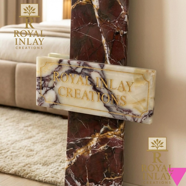 Rosso Levanto Marble Wall Mirror | Deep Burgundy & White Veined Stone ...
