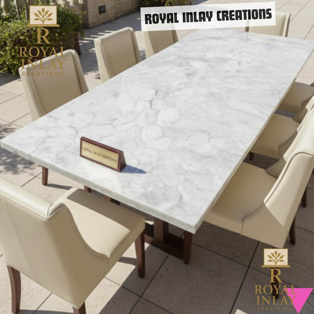 Natural White Quartz Dining Table Top- A Gem for Your Home: Natural ...