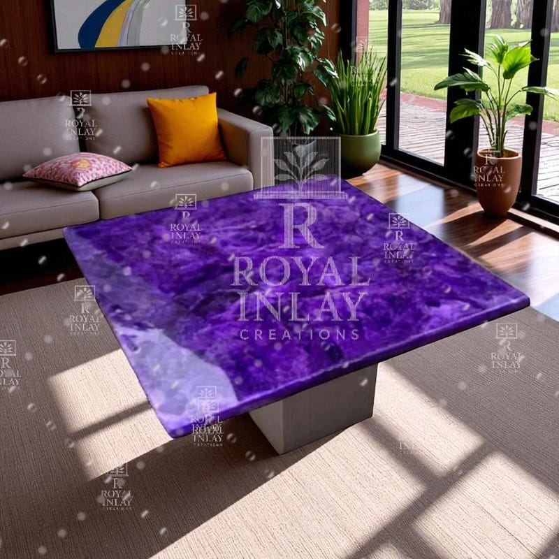 Amethyst Table - Etsy