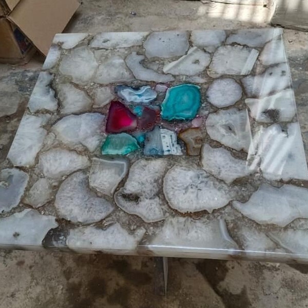 Agate Table Top - Etsy