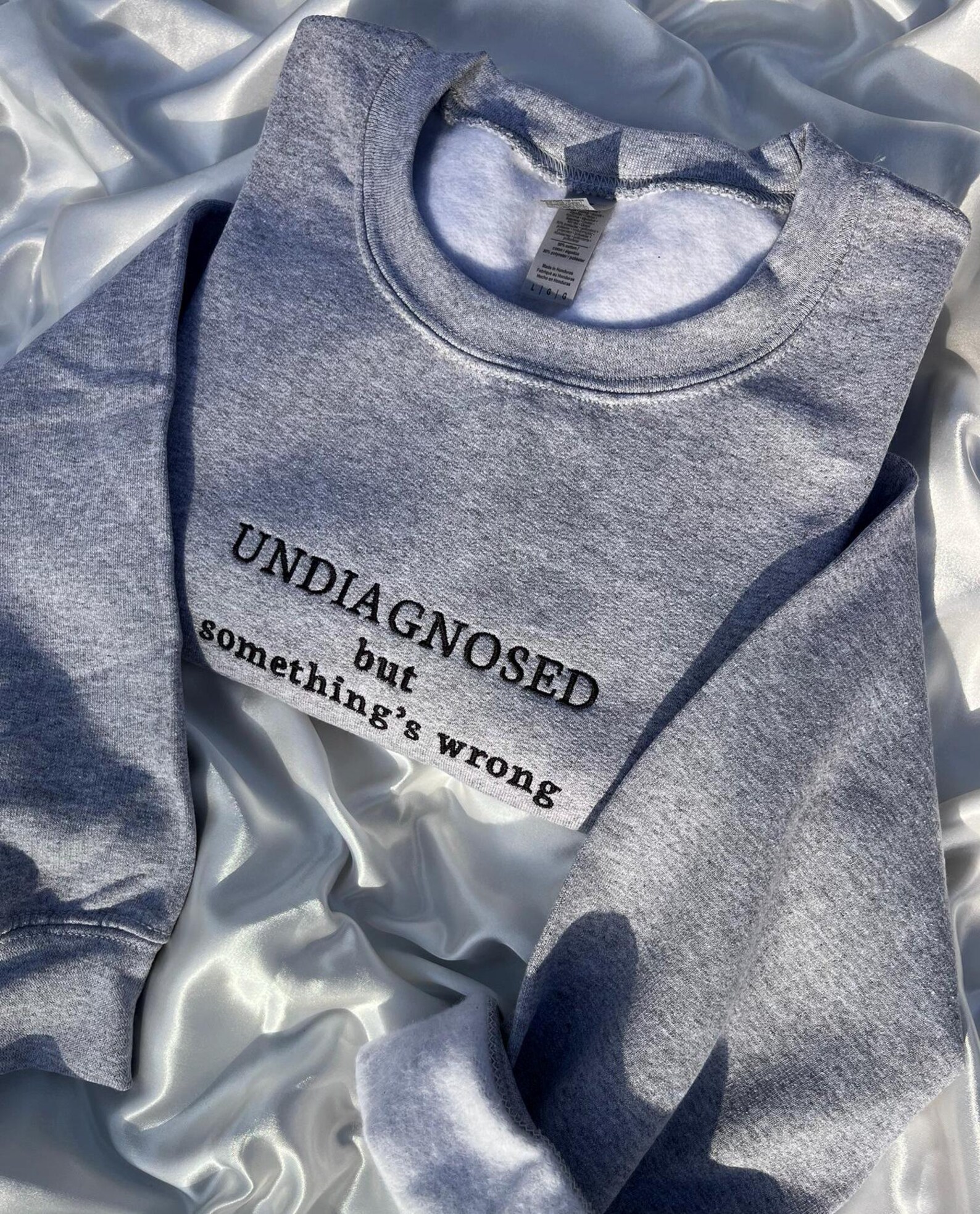 Undiagnosed but Something's Wrong, Funny Chronic Illness Sweatshirt ...