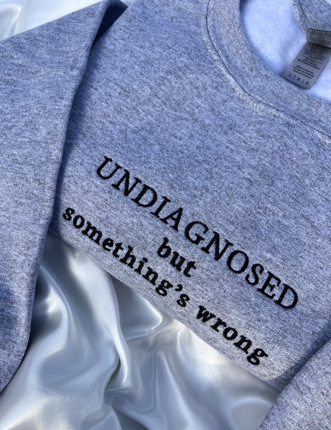 Undiagnosed but Something's Wrong, Funny Chronic Illness Sweatshirt ...