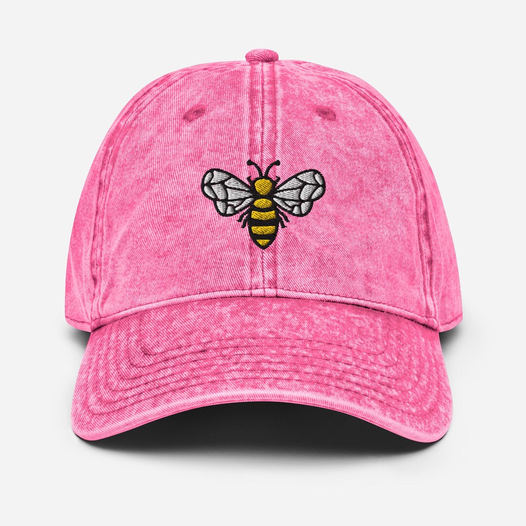 Vintage Embroidered Bee Caps, Bee Lover Cap, Gifts for Friends ...