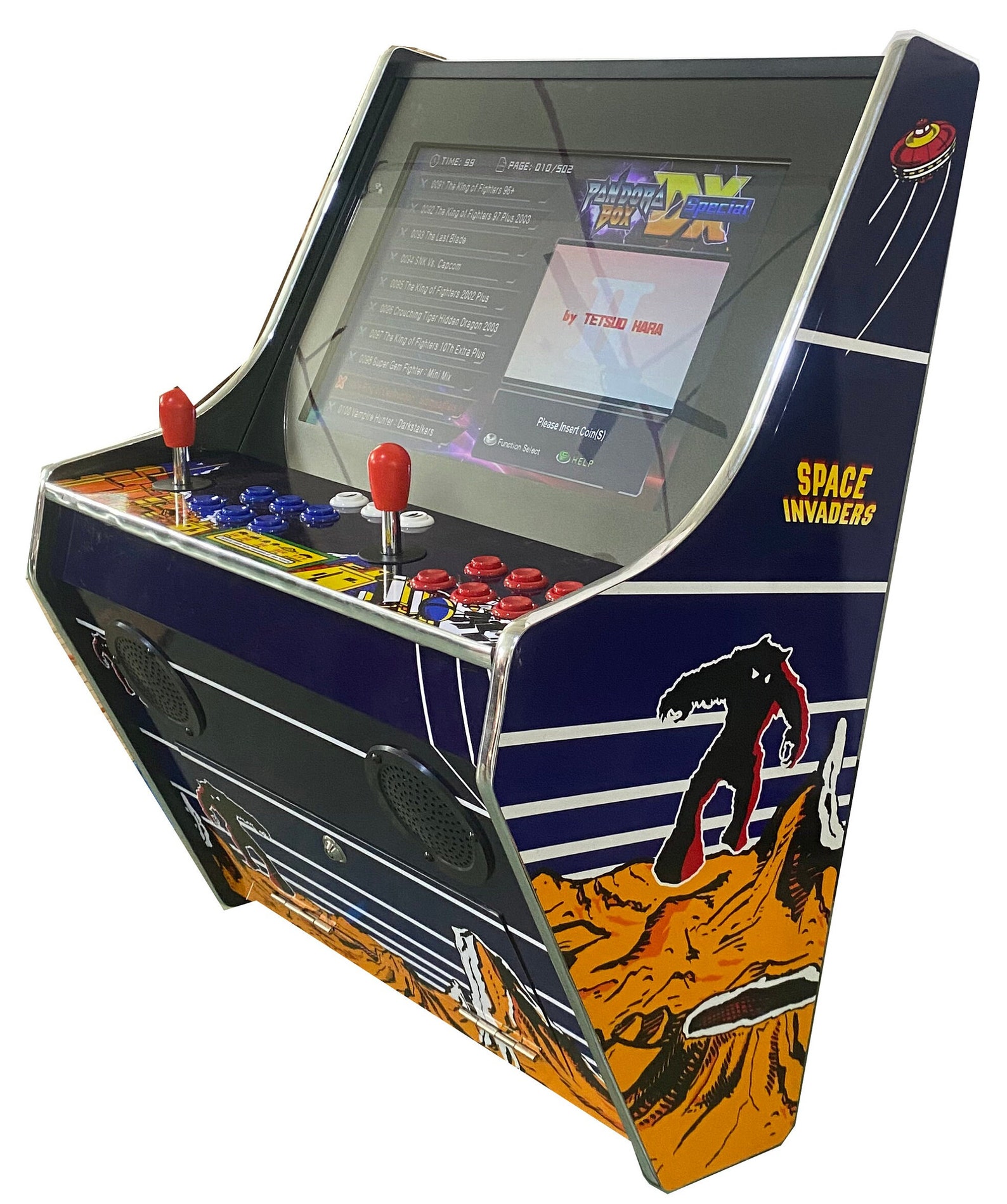 G-09 Space Invaders Retro Arcade Cabinet TV Video Game Machine 19" LCD ...