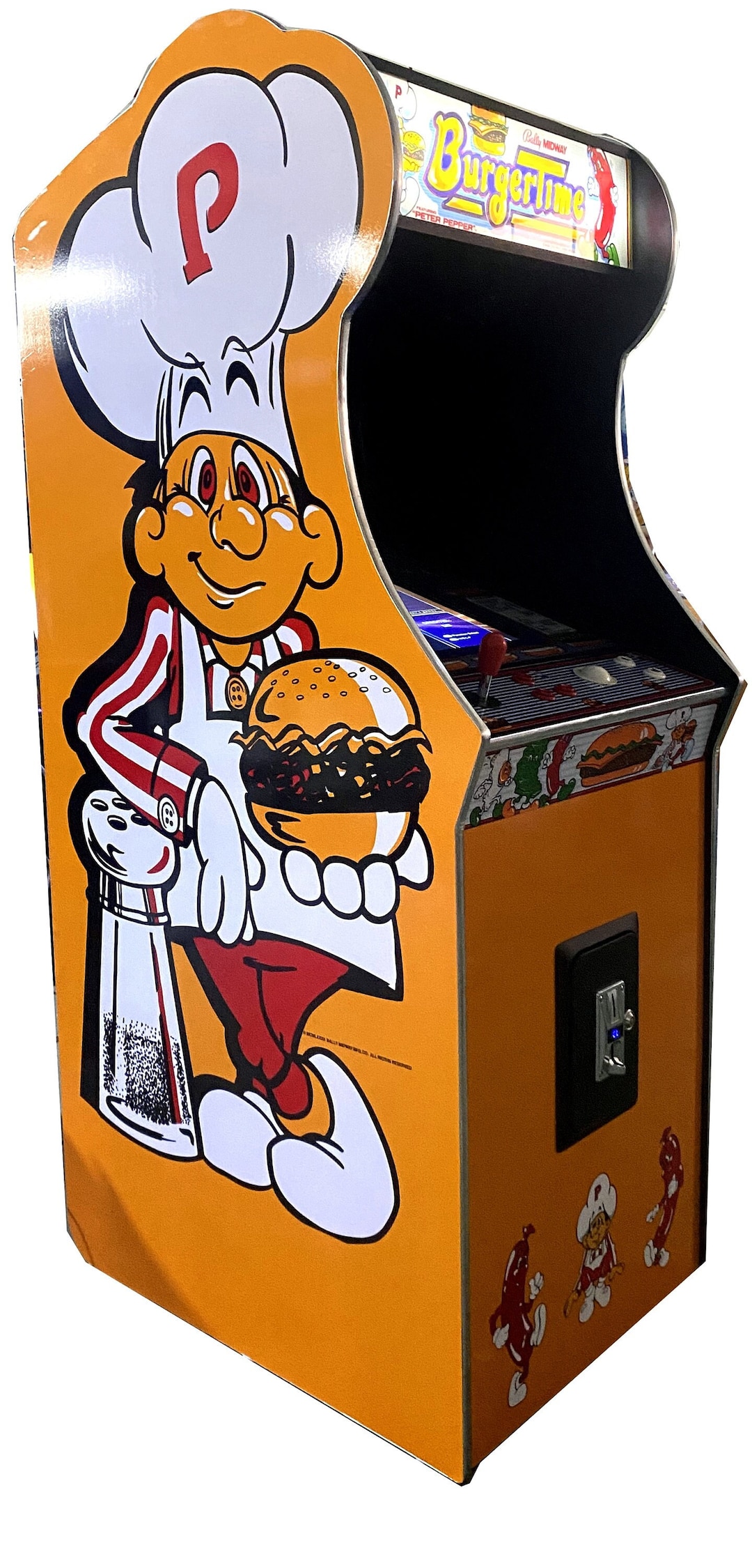 G-03 Burger Time Retro Arcade Cabinet TV Video Game Machine 19" LCD ...