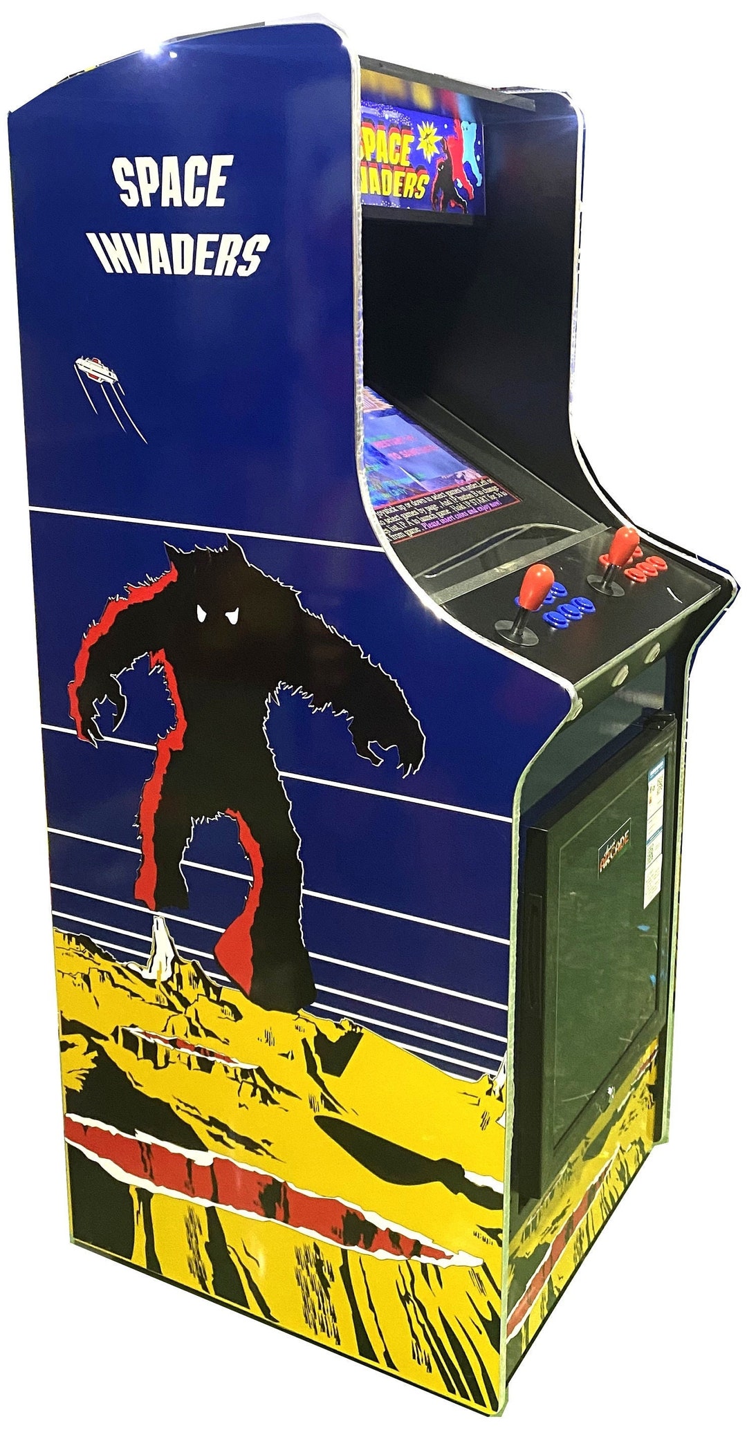 G-04 Space Invaders Retro Arcade Cabinet TV Video Game Machine ...