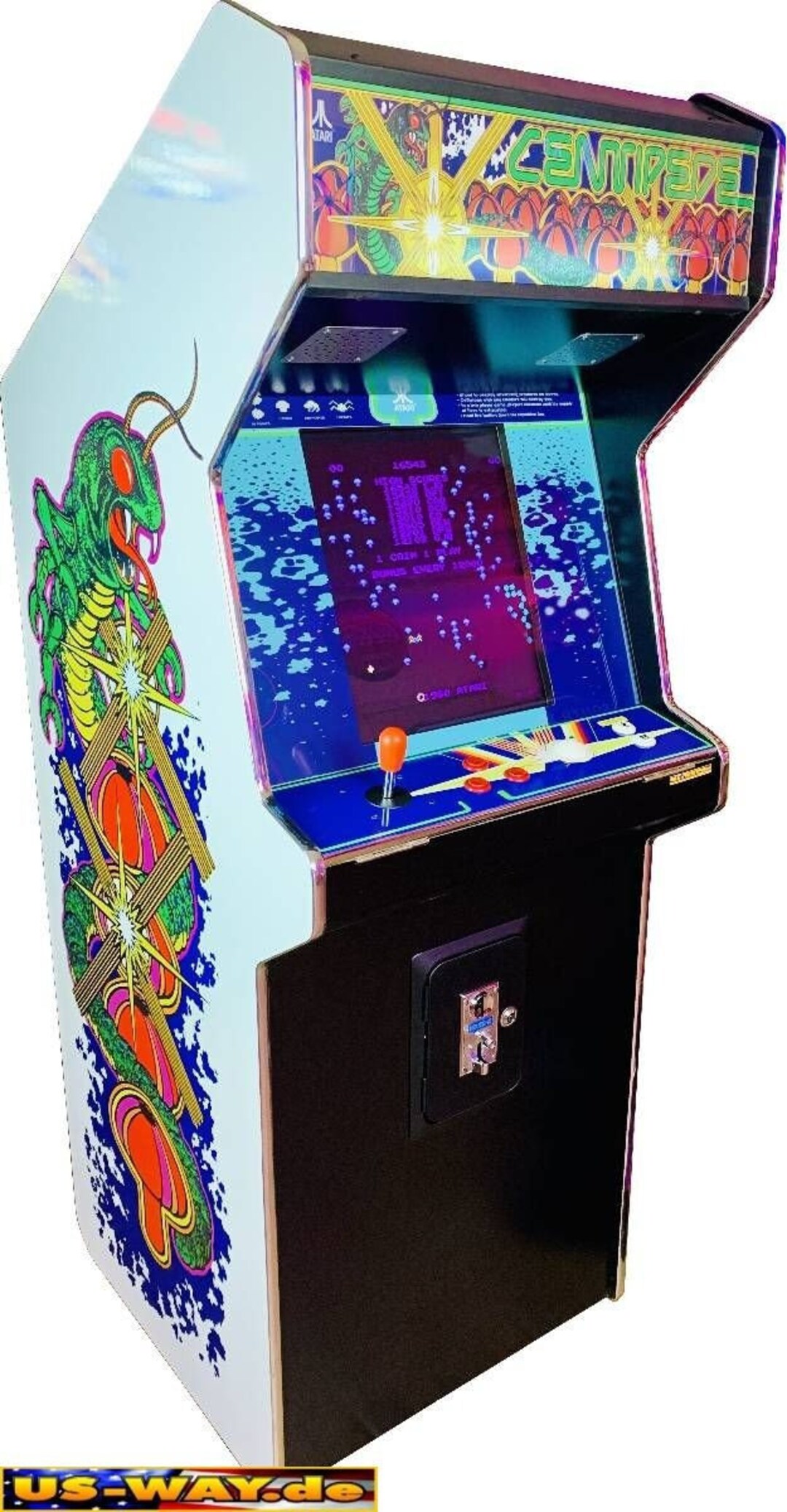 G-01 Centipede Retro Arcade Cabinet TV Video Game Machine 19 LCD ...