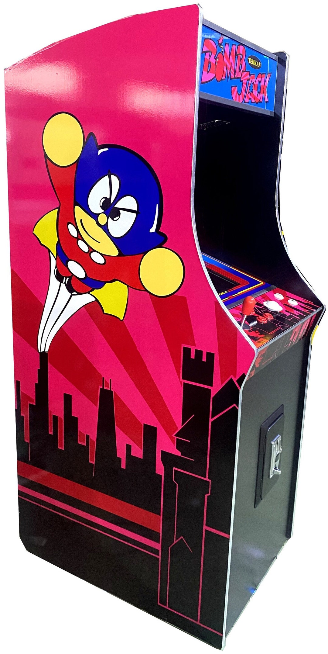 G-02 Bomb Jack Retro Arcade Cabinet TV Video Game Machine 19" LCD ...