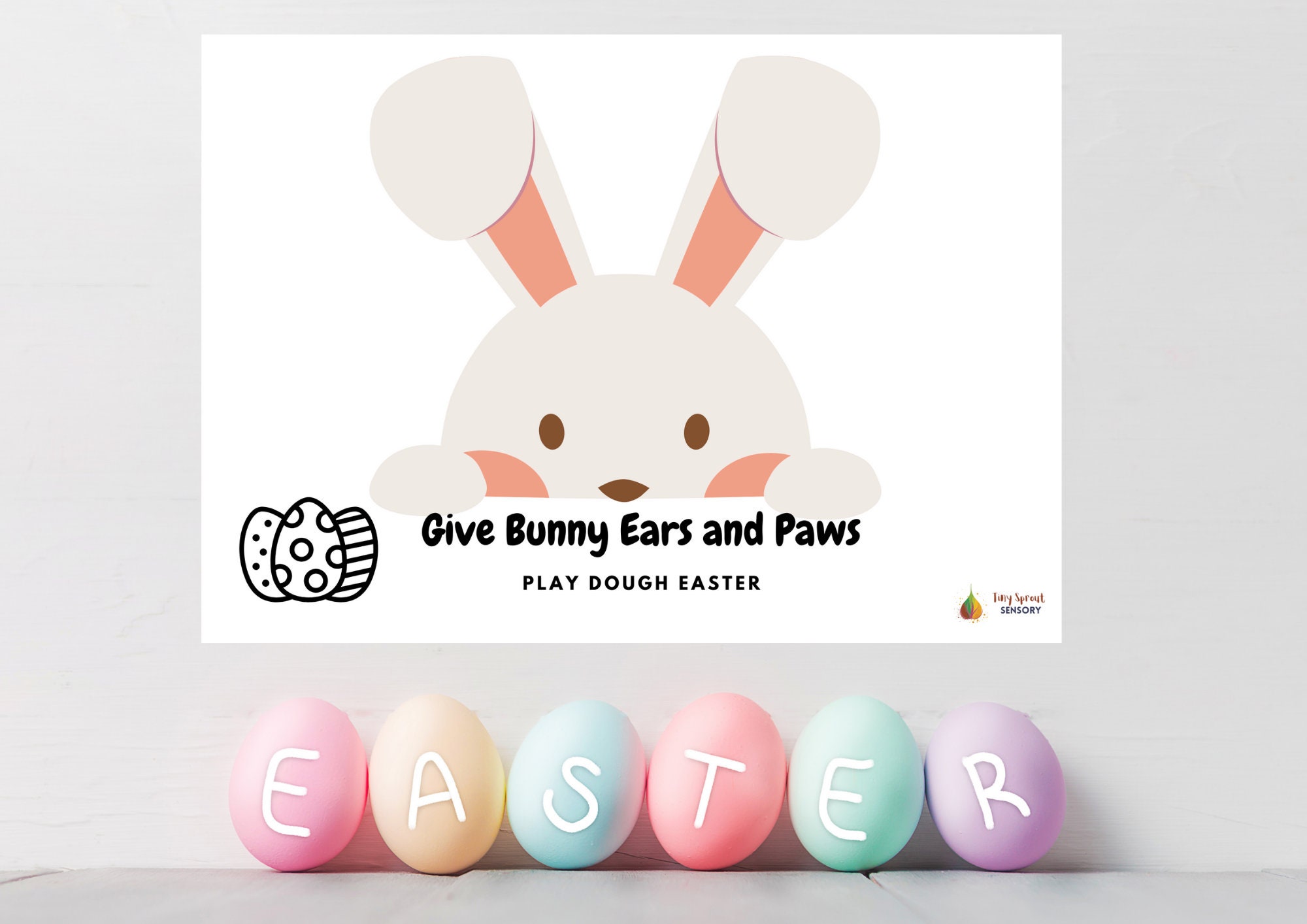 Easter Play Dough Mats Bundle Printable Play Mats, Children Activity ...