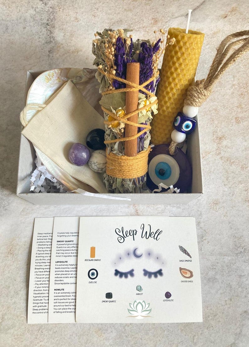 Sleep Crystal Set for Stress Relief and Relaxation - Etsy