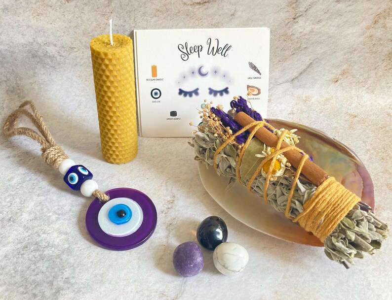 Peaceful Sleep Crystal Set, Sleep Well Ritual Kit, Healing Crystals for ...
