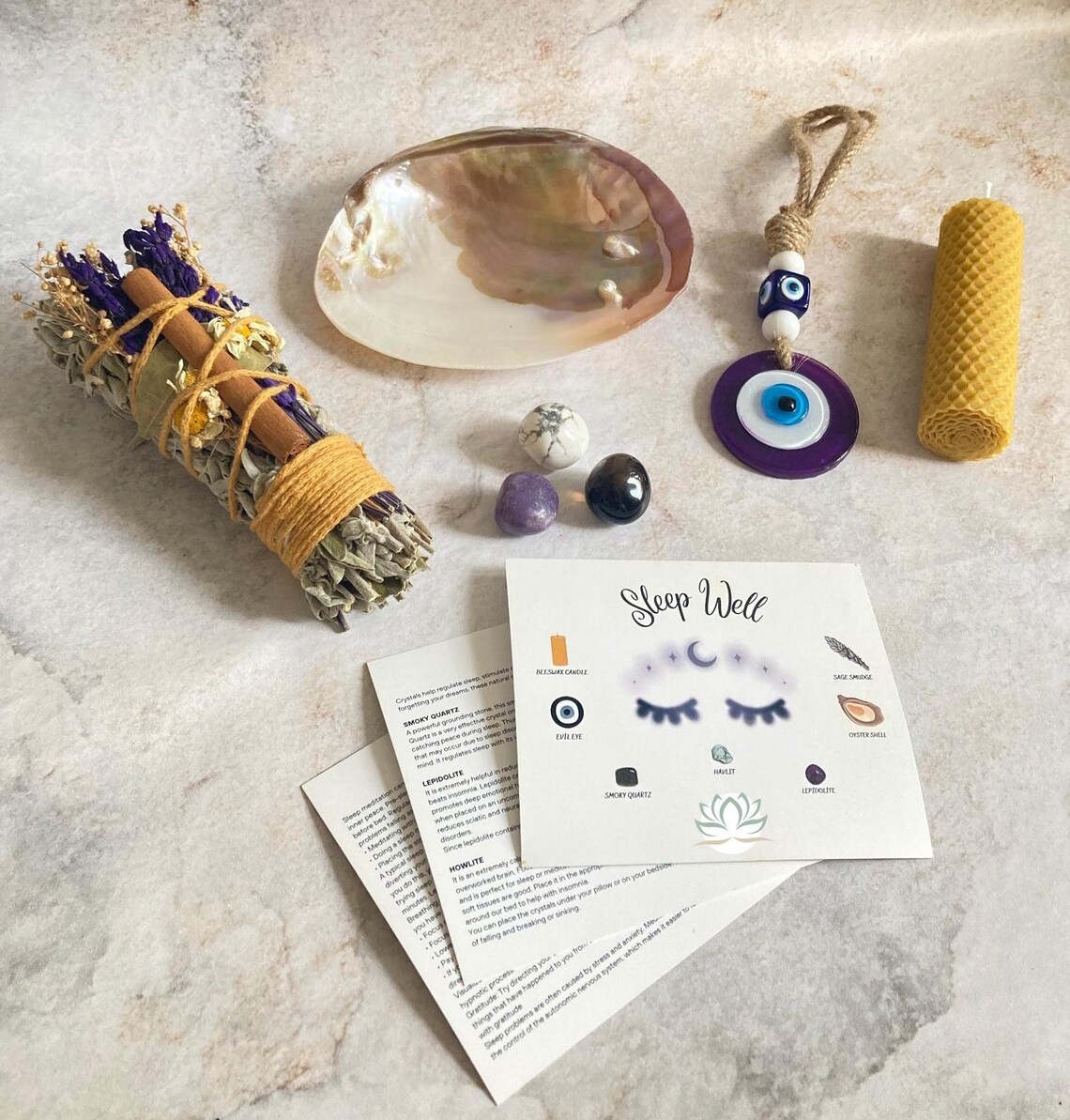 Sleep Crystal Set for Stress Relief and Relaxation - Etsy