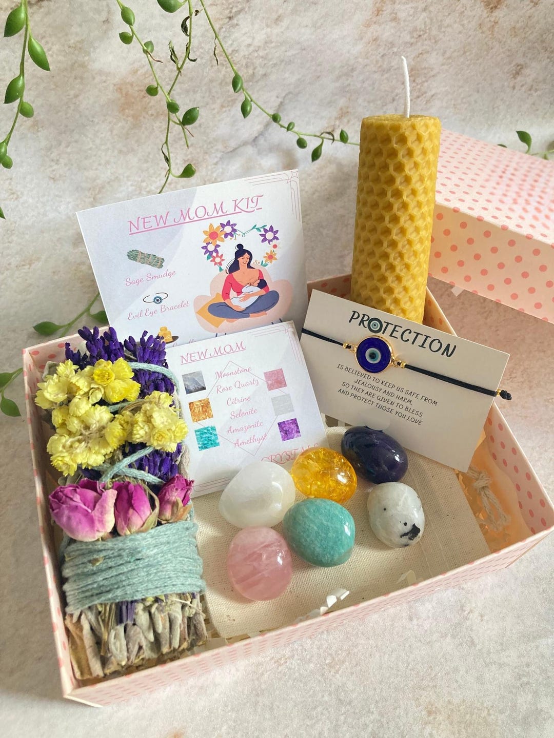 New Mother Crystal Set – Postpartum Healing Crystals, Pregnancy & Baby ...