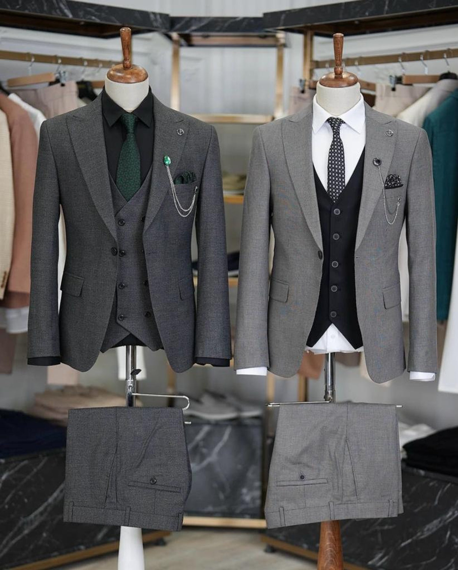 3 Pcs Suit for Men's - Etsy