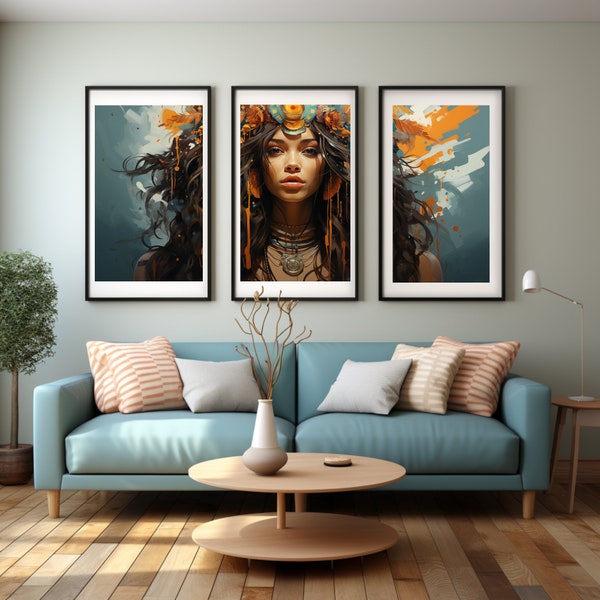 3 Piece Set Wall Art - Etsy